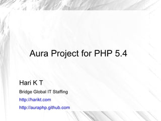 Aura Project for PHP | PPT