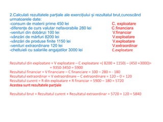 Structuri de venituri si cheltuieli | PPTX
