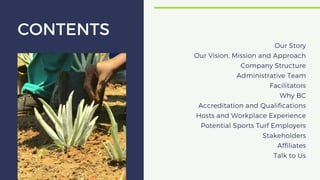 BC Landscape Training and Consultancy Company Profile | PDF