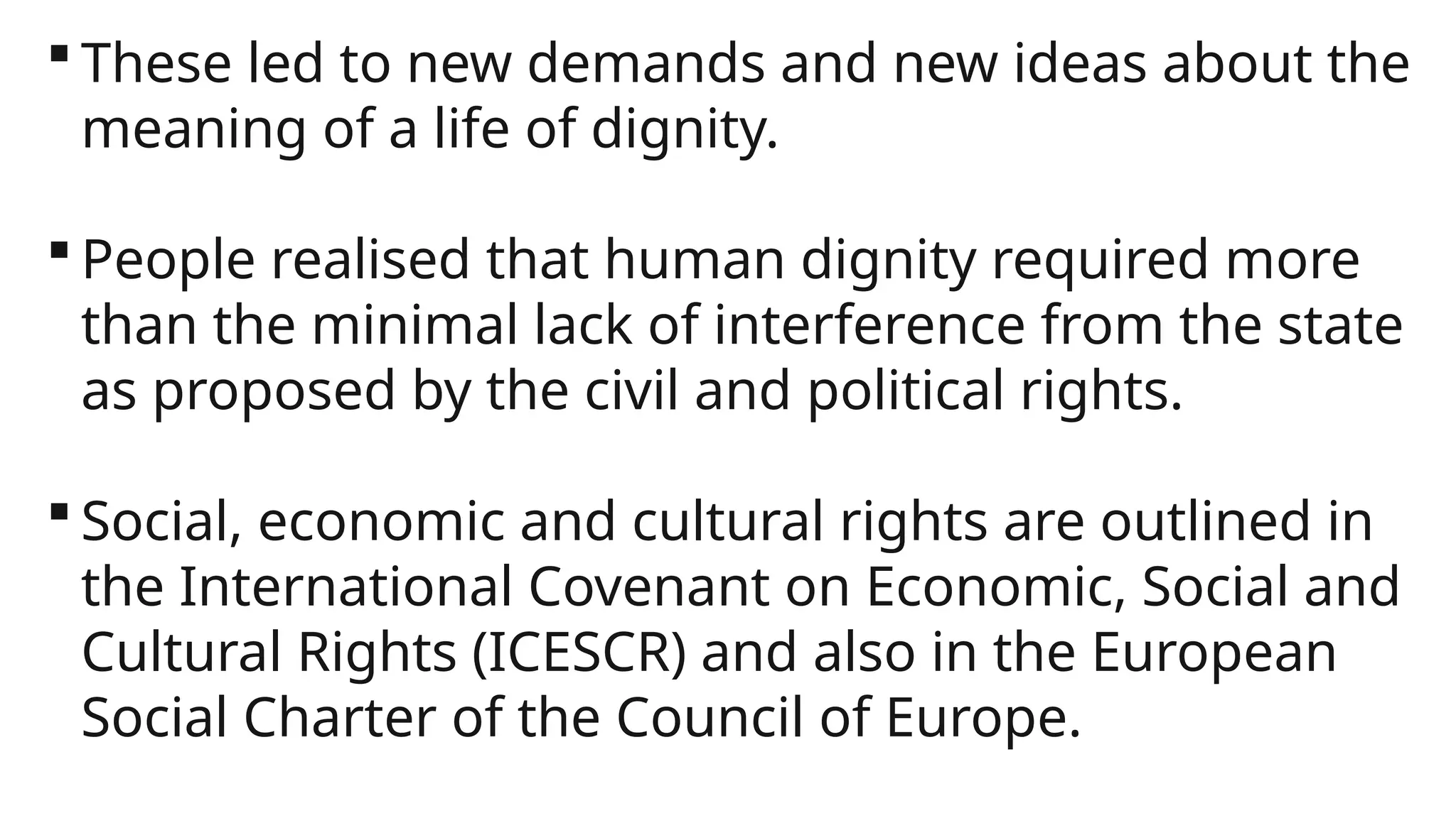 Classification of Human Rights and it's significance | PPTX