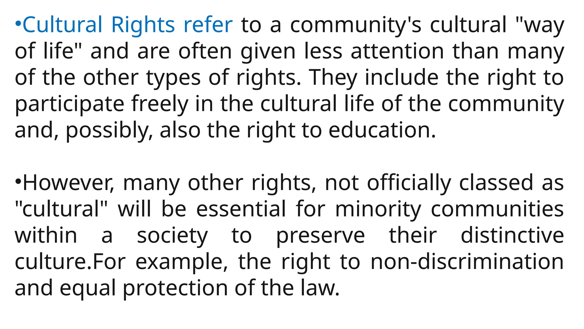 Classification of Human Rights and it's significance | PPTX