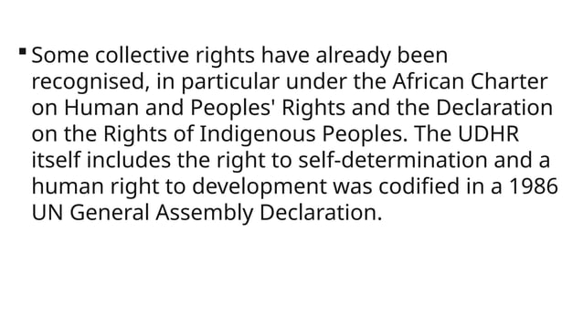 Classification of Human Rights and it's significance | PPTX