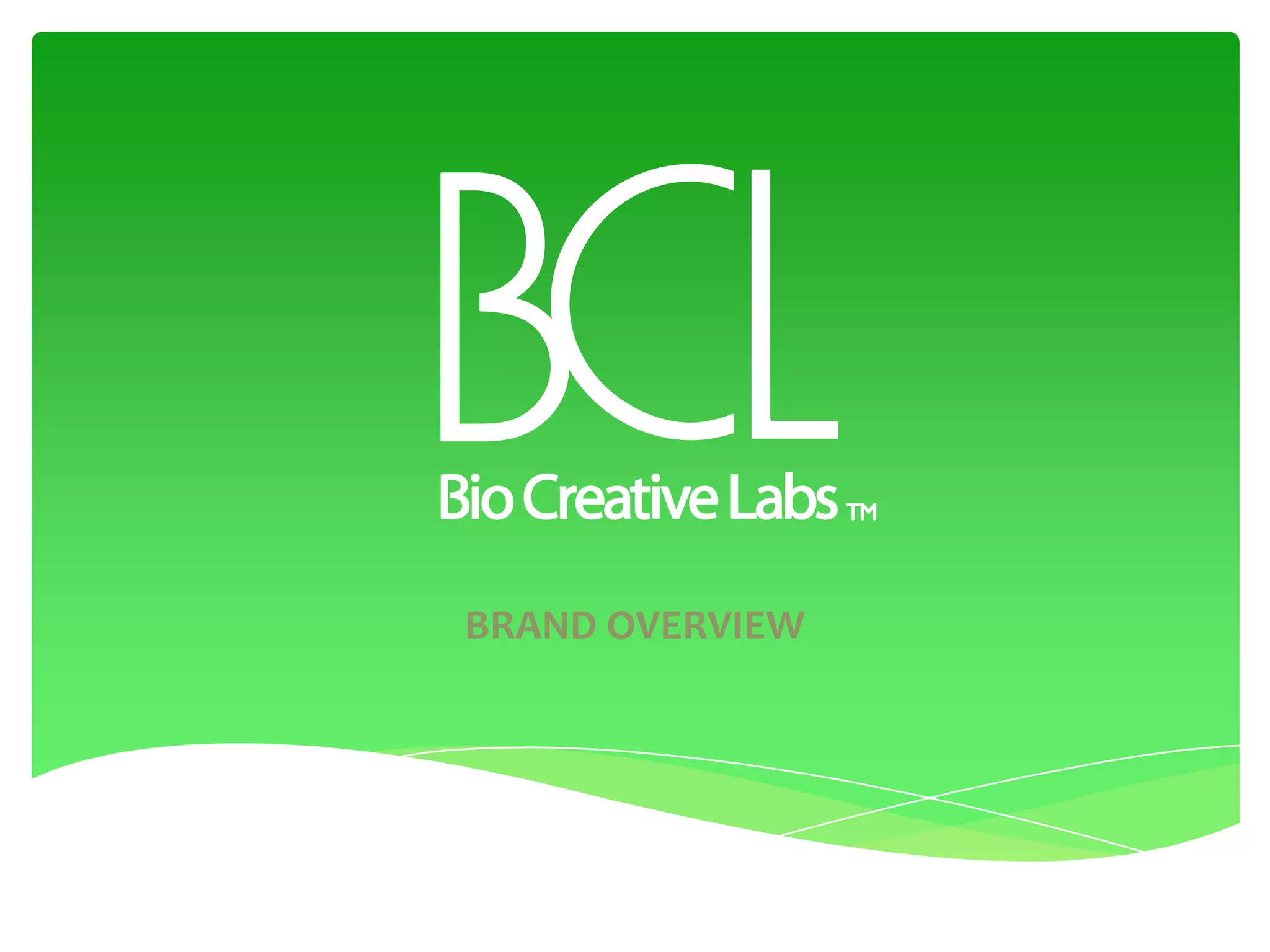 Bcl brand overview | PPTX | Herbs and Supplements | Alternative Medicine