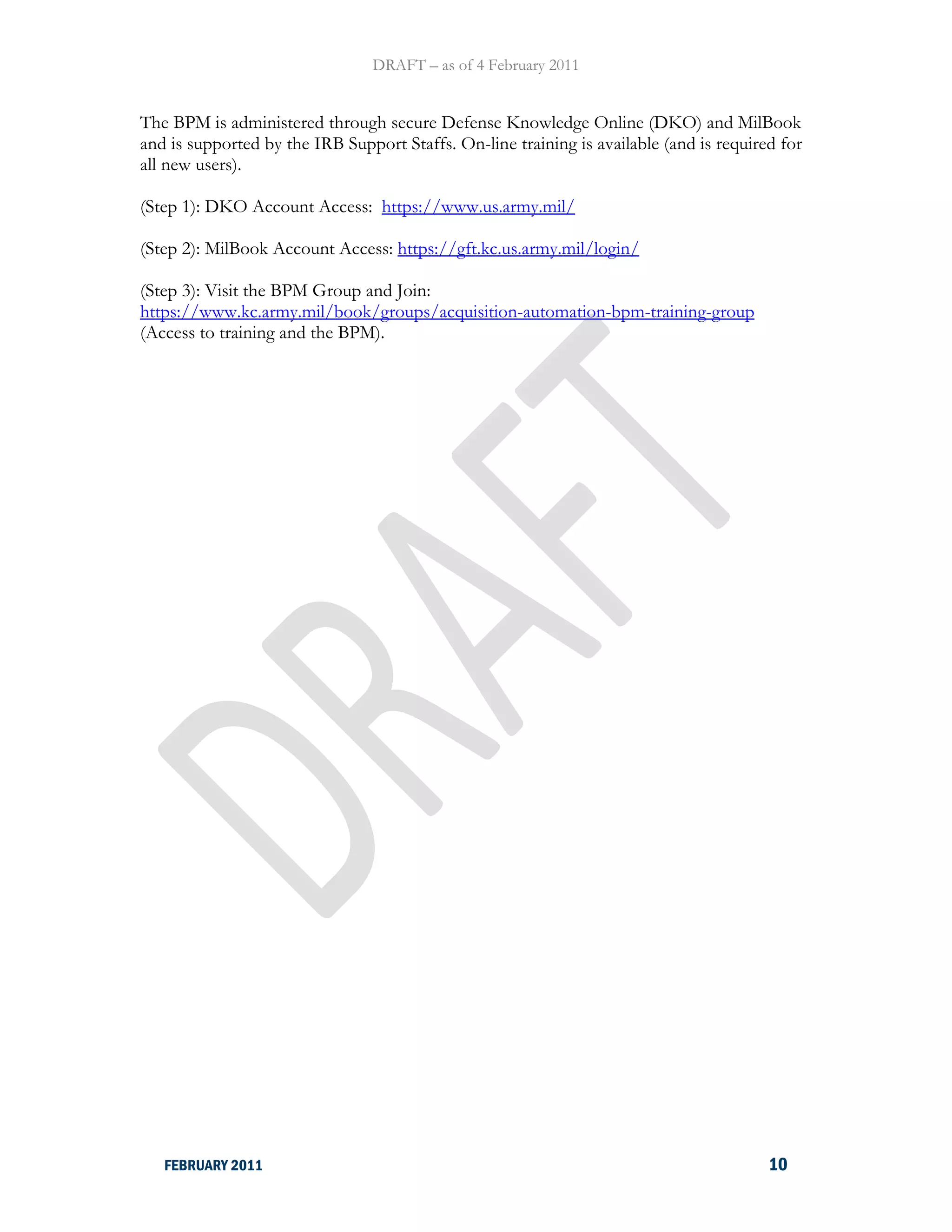 DoD Business Capability Lifecycle (BCL) Guide (Draft) | PDF