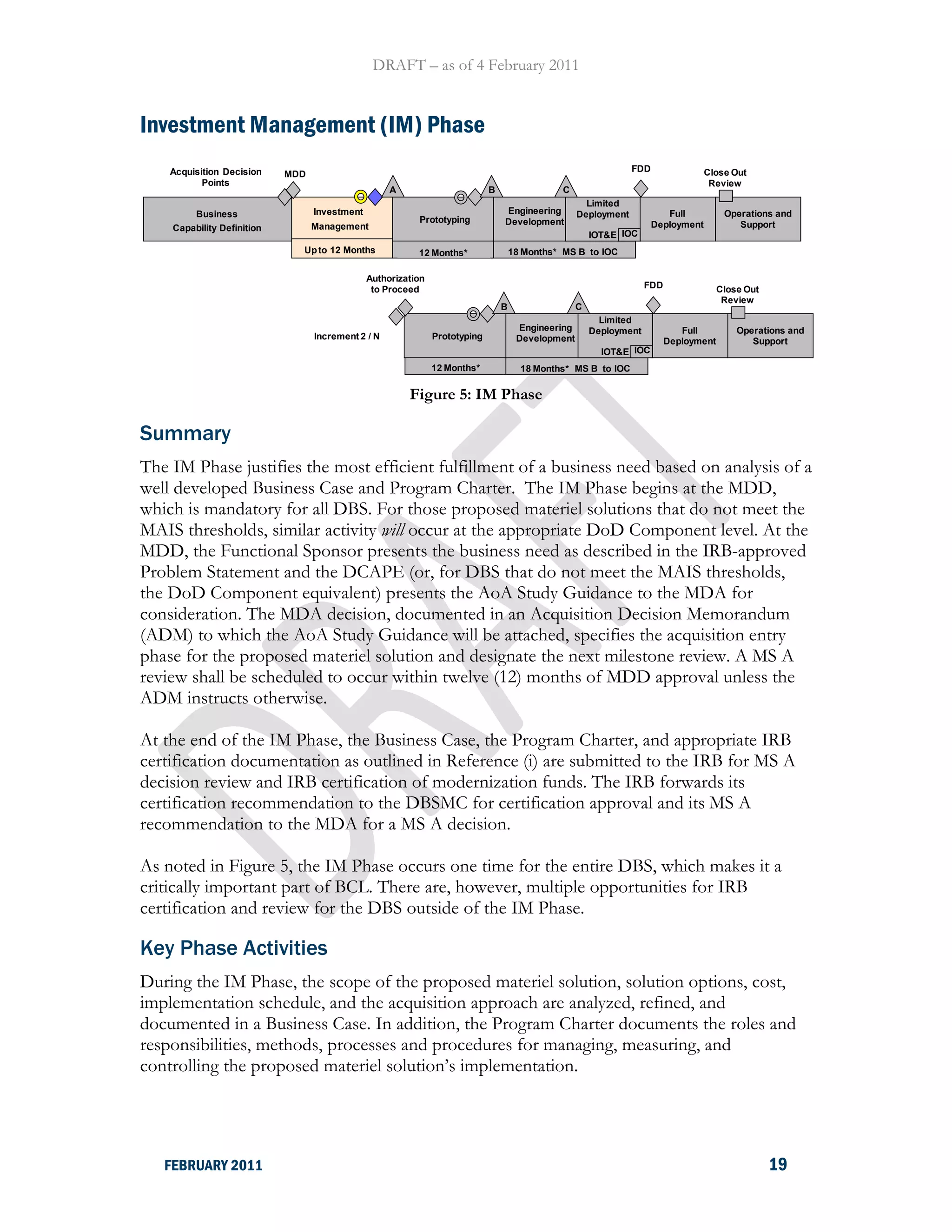 DoD Business Capability Lifecycle (BCL) Guide (Draft) | PDF