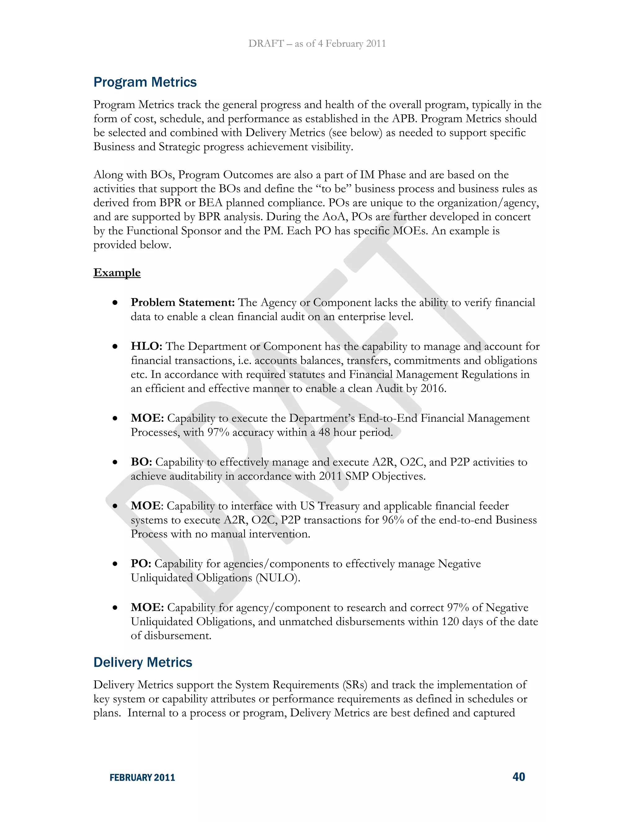 DoD Business Capability Lifecycle (BCL) Guide (Draft) | PDF