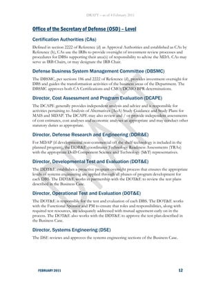 DoD Business Capability Lifecycle (BCL) Guide (Draft) | PDF