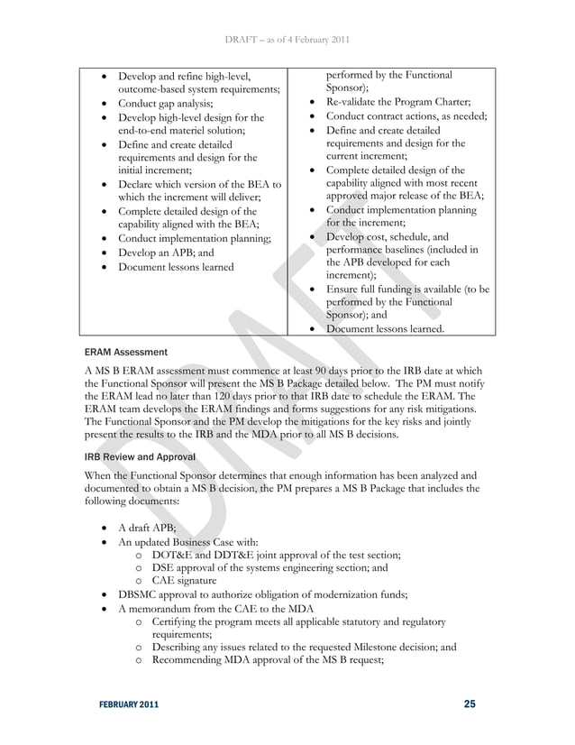 DoD Business Capability Lifecycle (BCL) Guide (Draft) | PDF | Defense ...