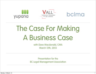 Presenting a Business Case | PPT