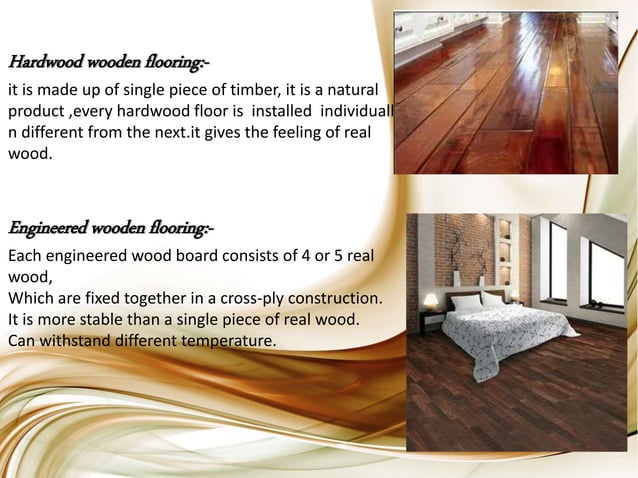 Wooden Flooring building construction & management (bcm)- IV sem | PPTX