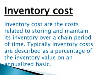 Bcm 205(cost accounting) | PPT