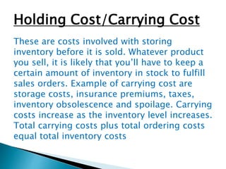 Bcm 205(cost accounting) | PPTX