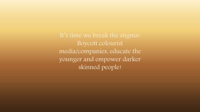 Colourism in India | PPT