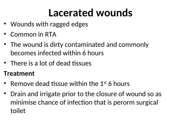 BCM 229 wounds and ulcers.ppt Clinical Medicine | PPT