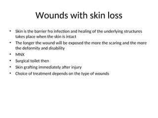 BCM 229 wounds and ulcers.ppt Clinical Medicine | PPT
