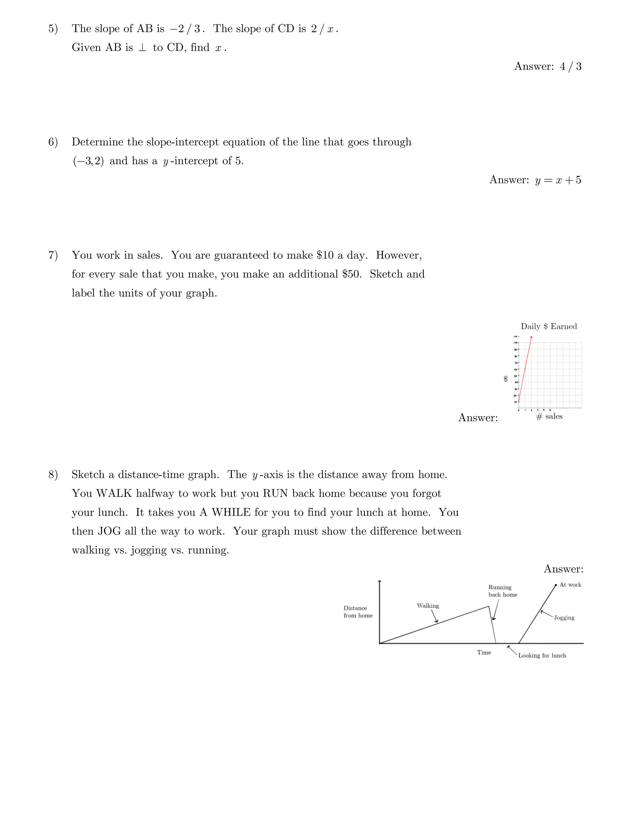 BC Math 10 Graphs Practice Test | PDF