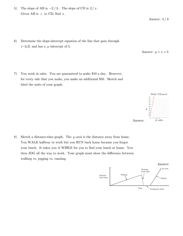 BC Math 10 Graphs Practice Test | PDF