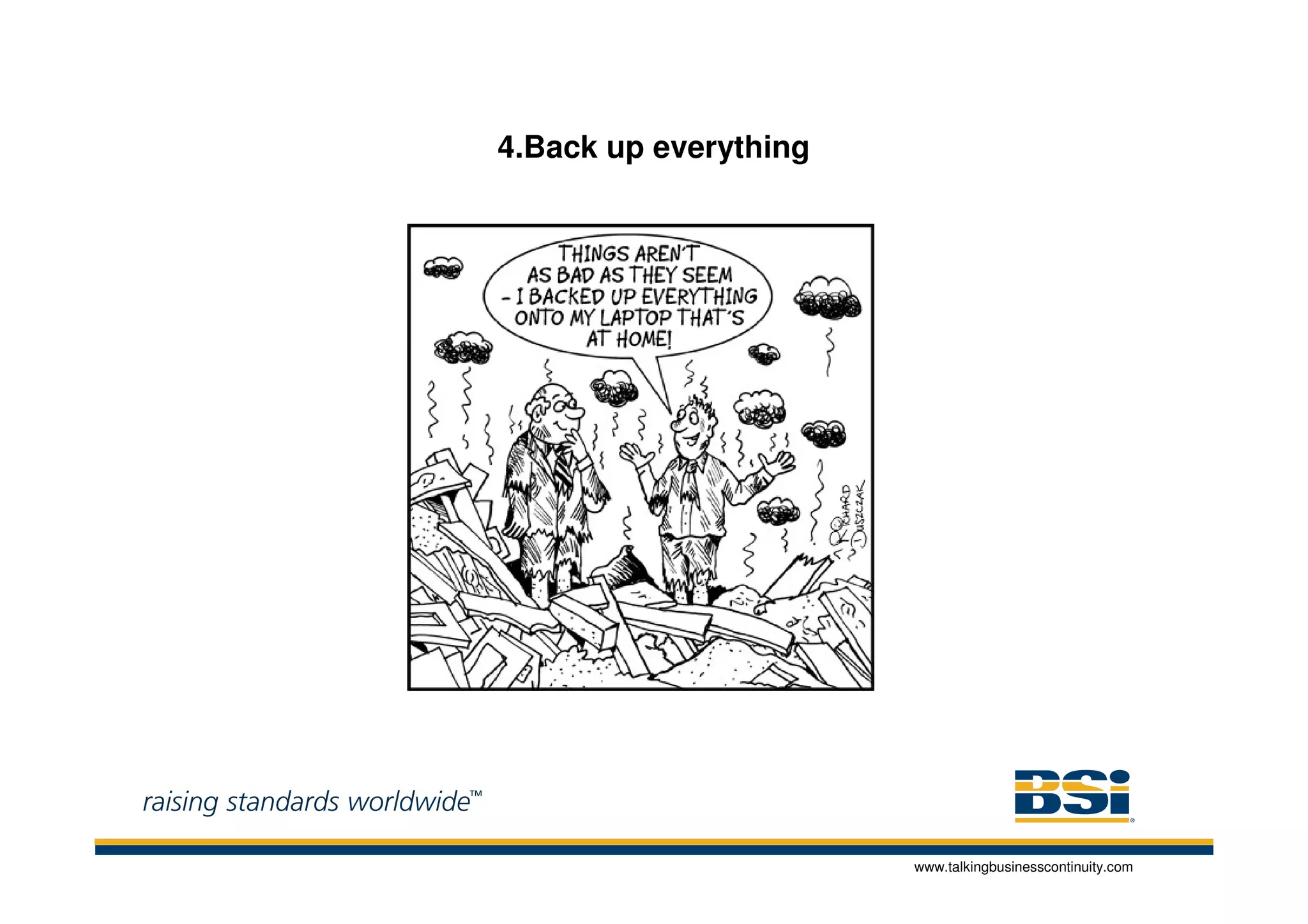The perfect business continuity manager | PDF