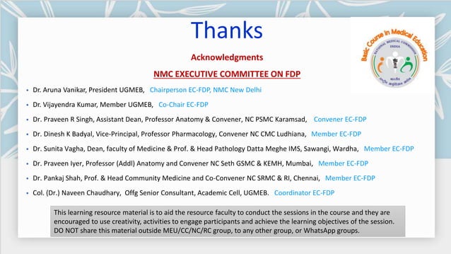 BCME_12_Drafting schedule Final.pptx resource faculty | PPTX