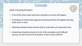 BCME_12_Drafting schedule Final.pptx resource faculty | PPTX