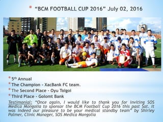 BCM Events Update | PPT