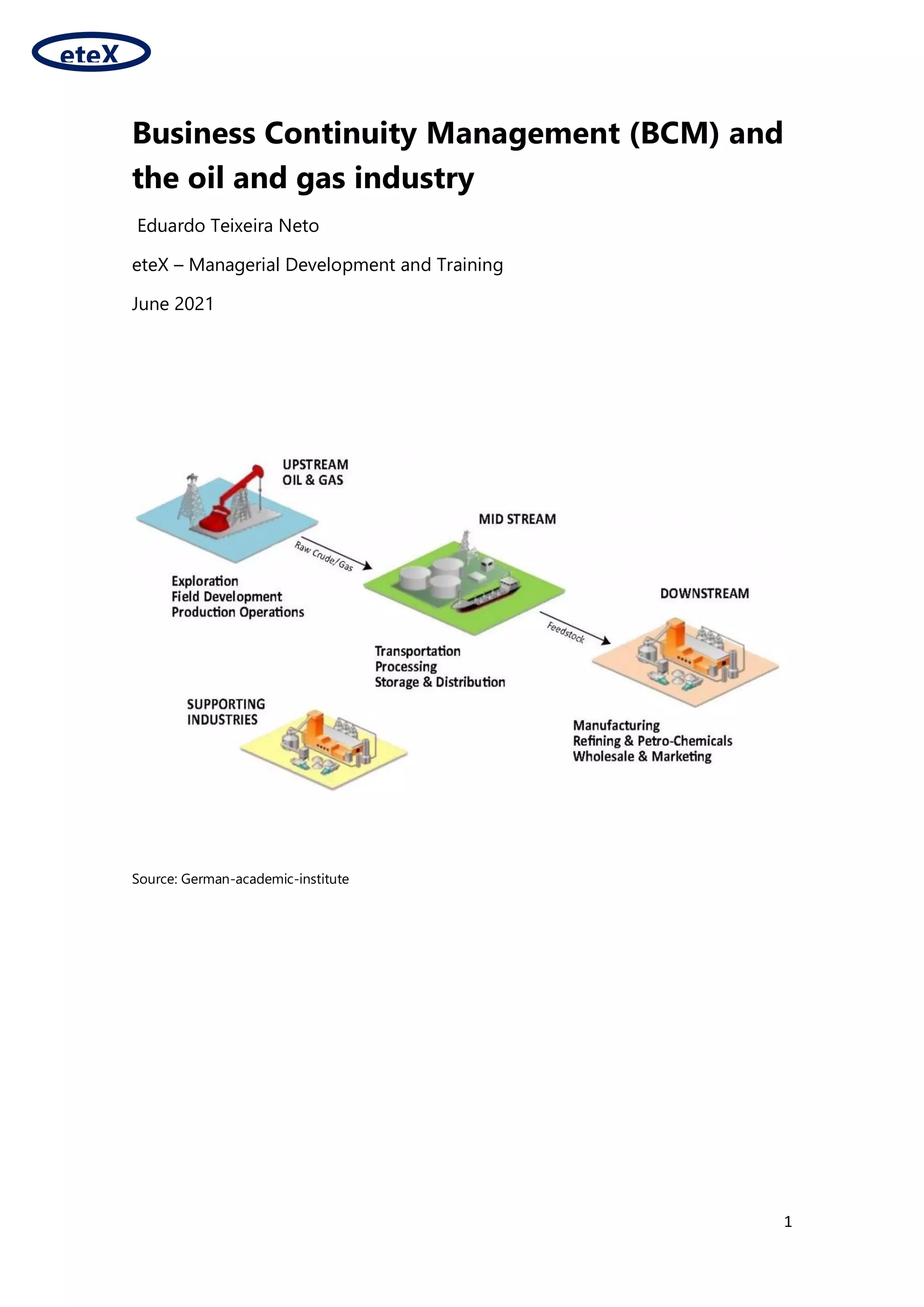 Bcm in oil&gas industry | PDF