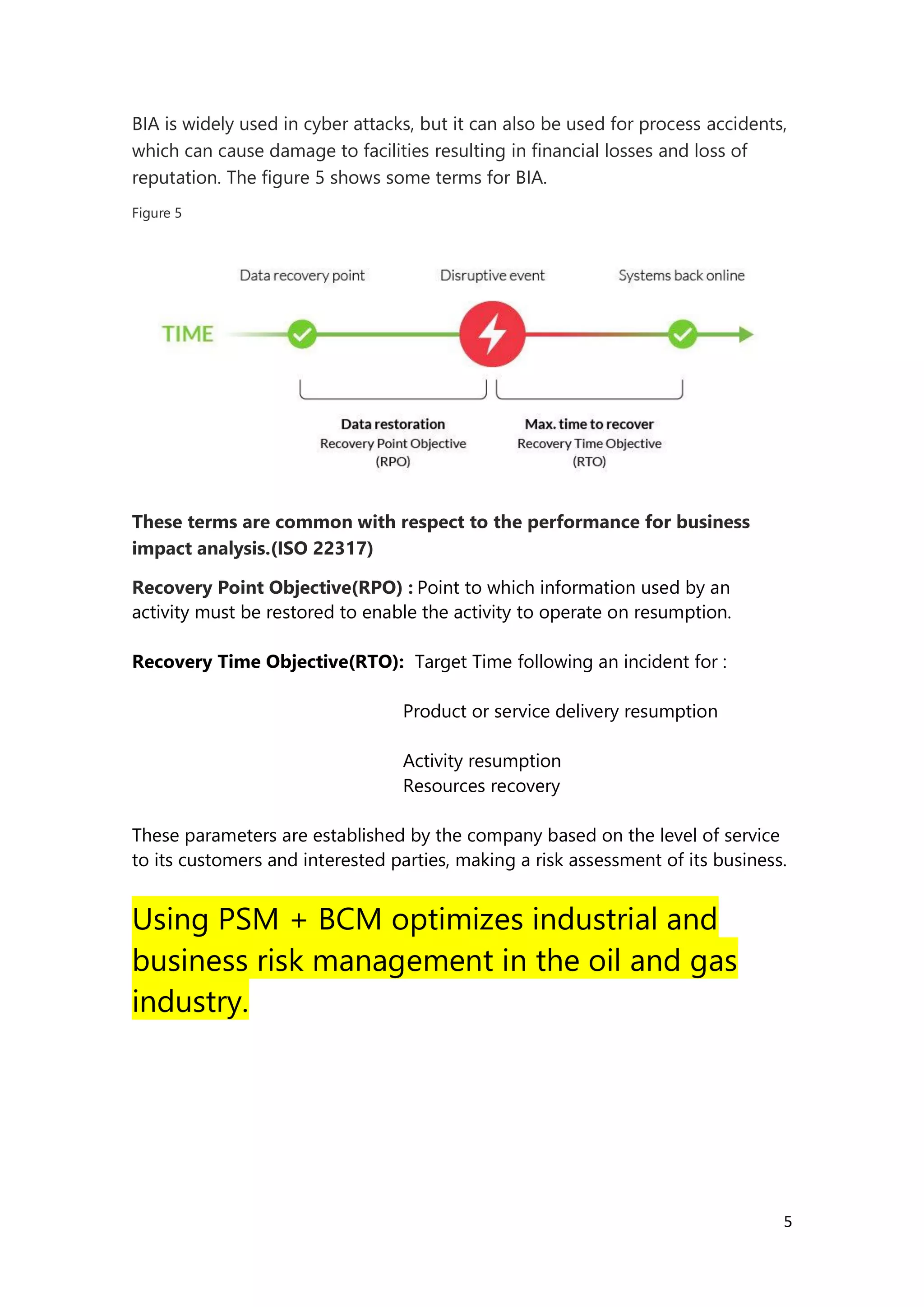 Bcm in oil&gas industry | PDF
