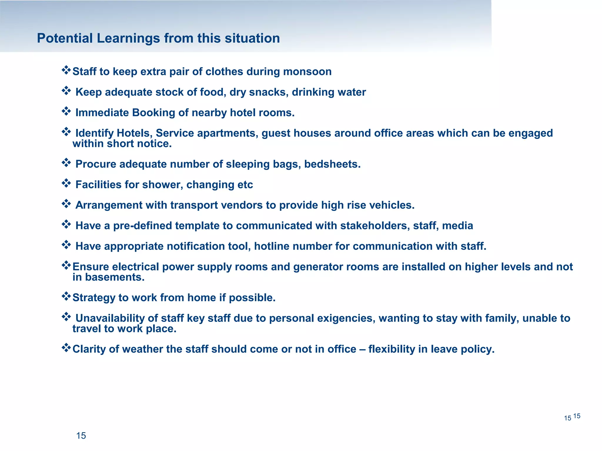 BCM integration with EHS, Crisis Management and Emergency Response . | PPT