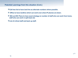 BCM integration with EHS, Crisis Management and Emergency Response . | PPT