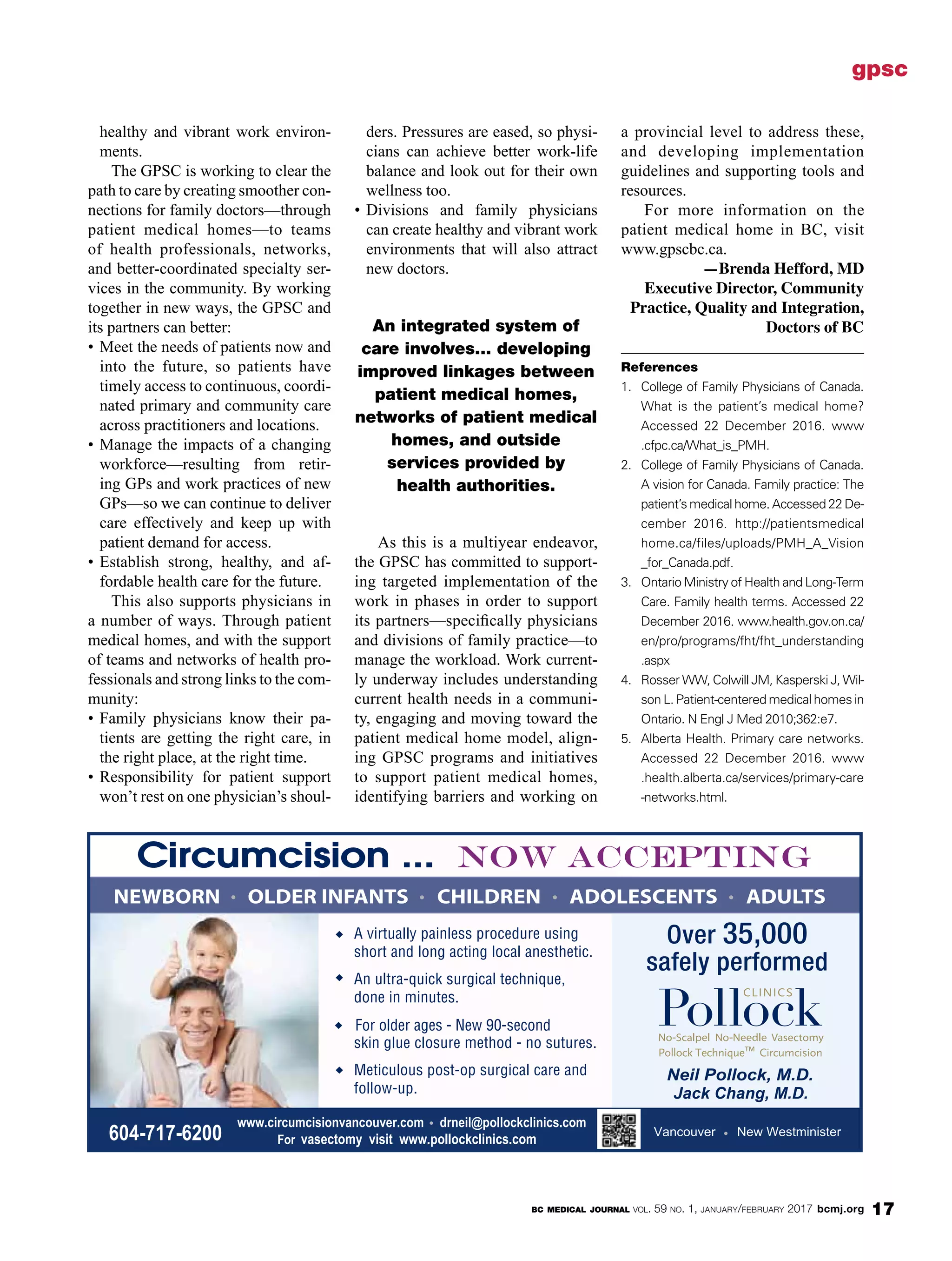 The patient medical home: Working together to create an integrated ...