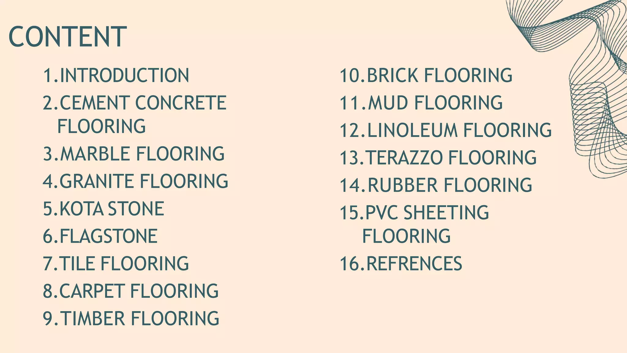 FLOOR FINISHES | PPTX