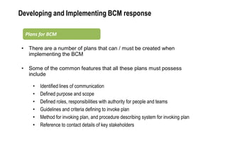 Business Continuity Management | PDF