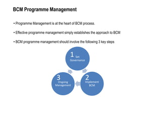 Business Continuity Management | PDF