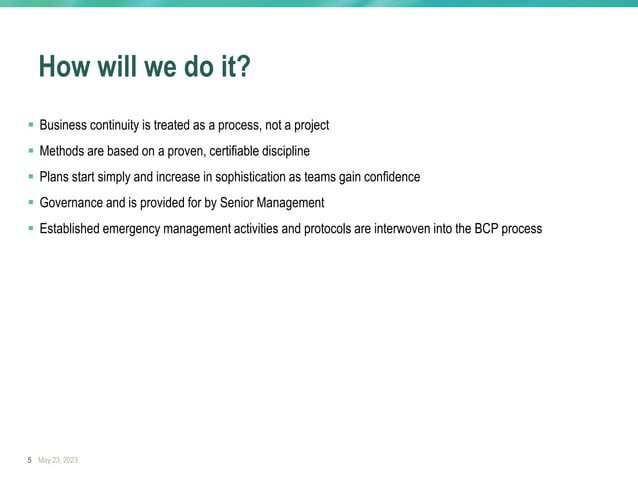 BCM Presentation.ppt | Business | Business and Finance