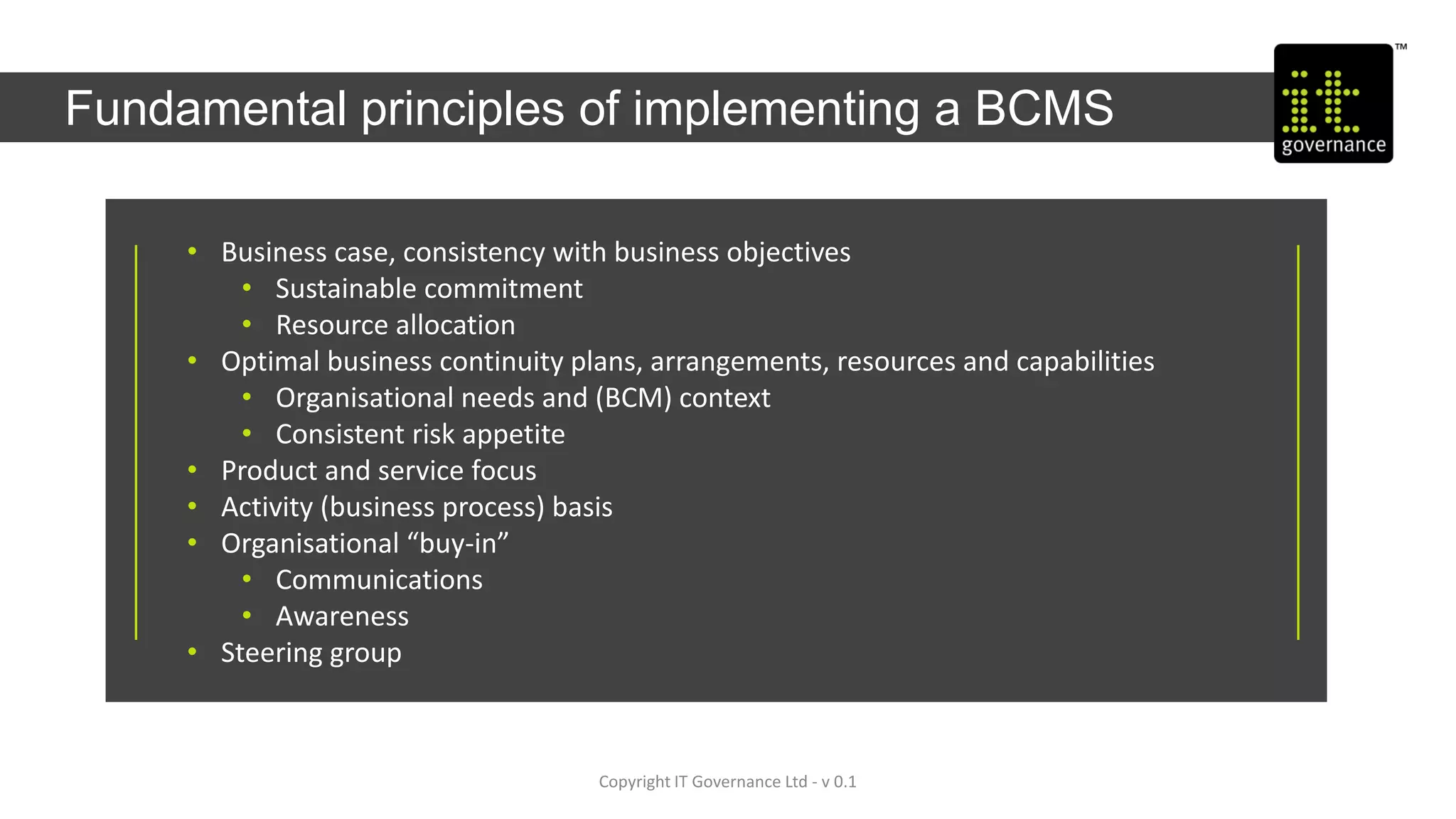 Business Continuity Management: How to get started | PDF