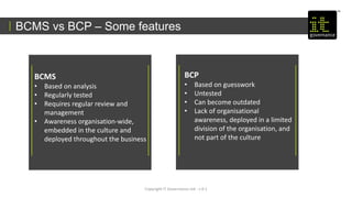 Business Continuity Management: How to get started | PDF