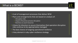 Business Continuity Management: How to get started | PDF