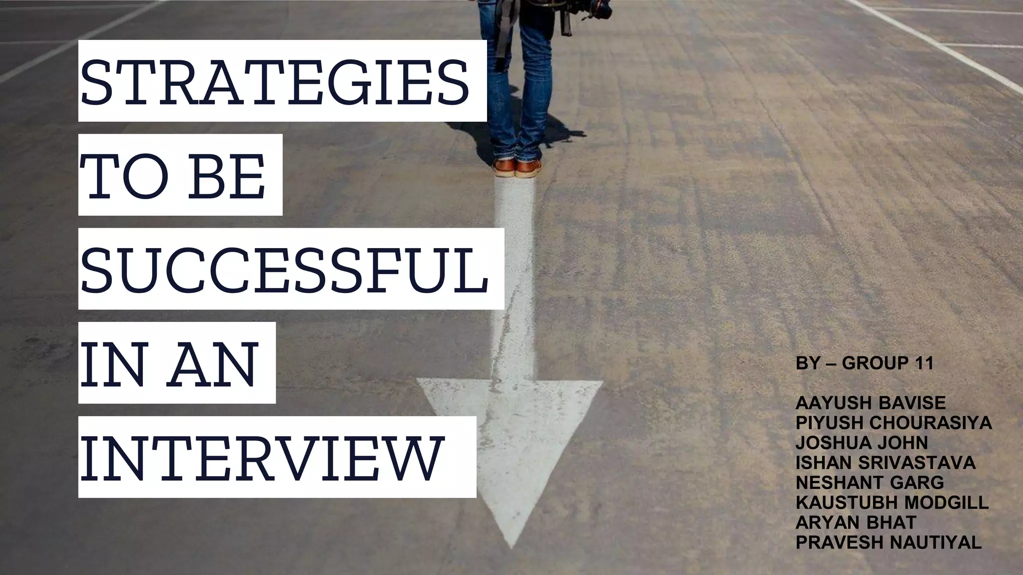 How to conduct yourself In an Interview | PPTX