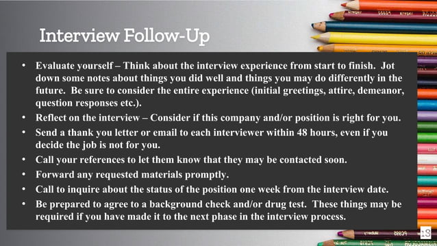 How to conduct yourself In an Interview | PPTX
