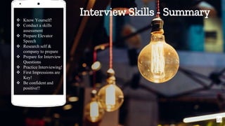 How to conduct yourself In an Interview | PPTX