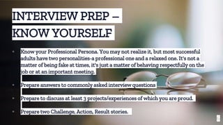 How to conduct yourself In an Interview | PPTX