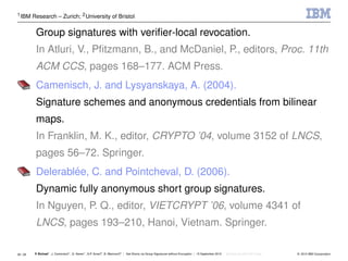 Get Shorty via Group Signatures without Encryption | PDF | Technology & Computing