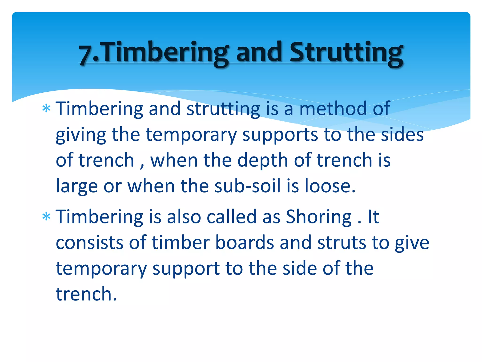 Construction of substructure | PPTX