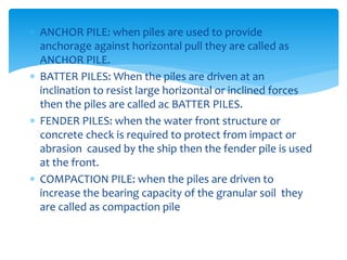 Construction of substructure | PPTX