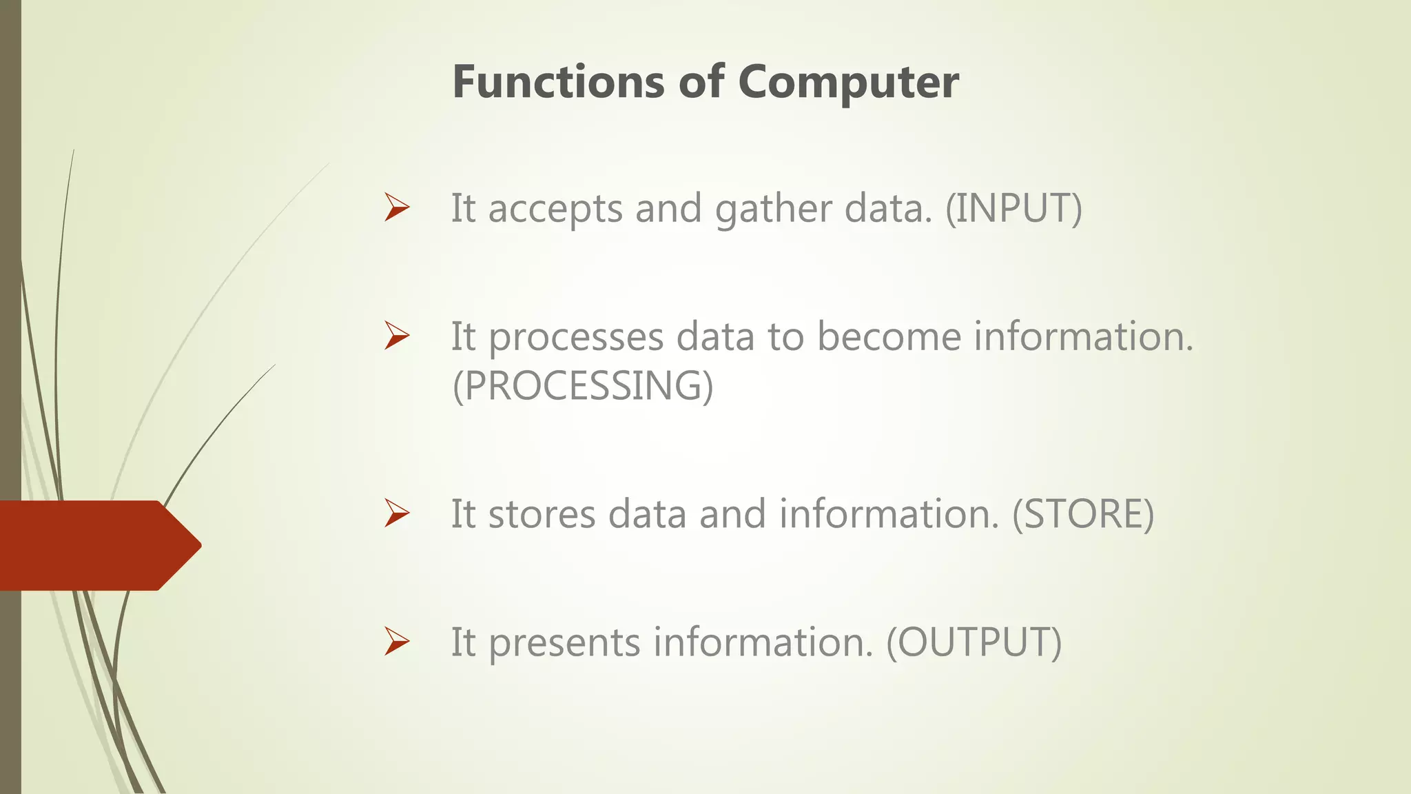 GFGC CHIKKABASUR ( FUNDAMENTALS OF COMPUTERS ) | PPT
