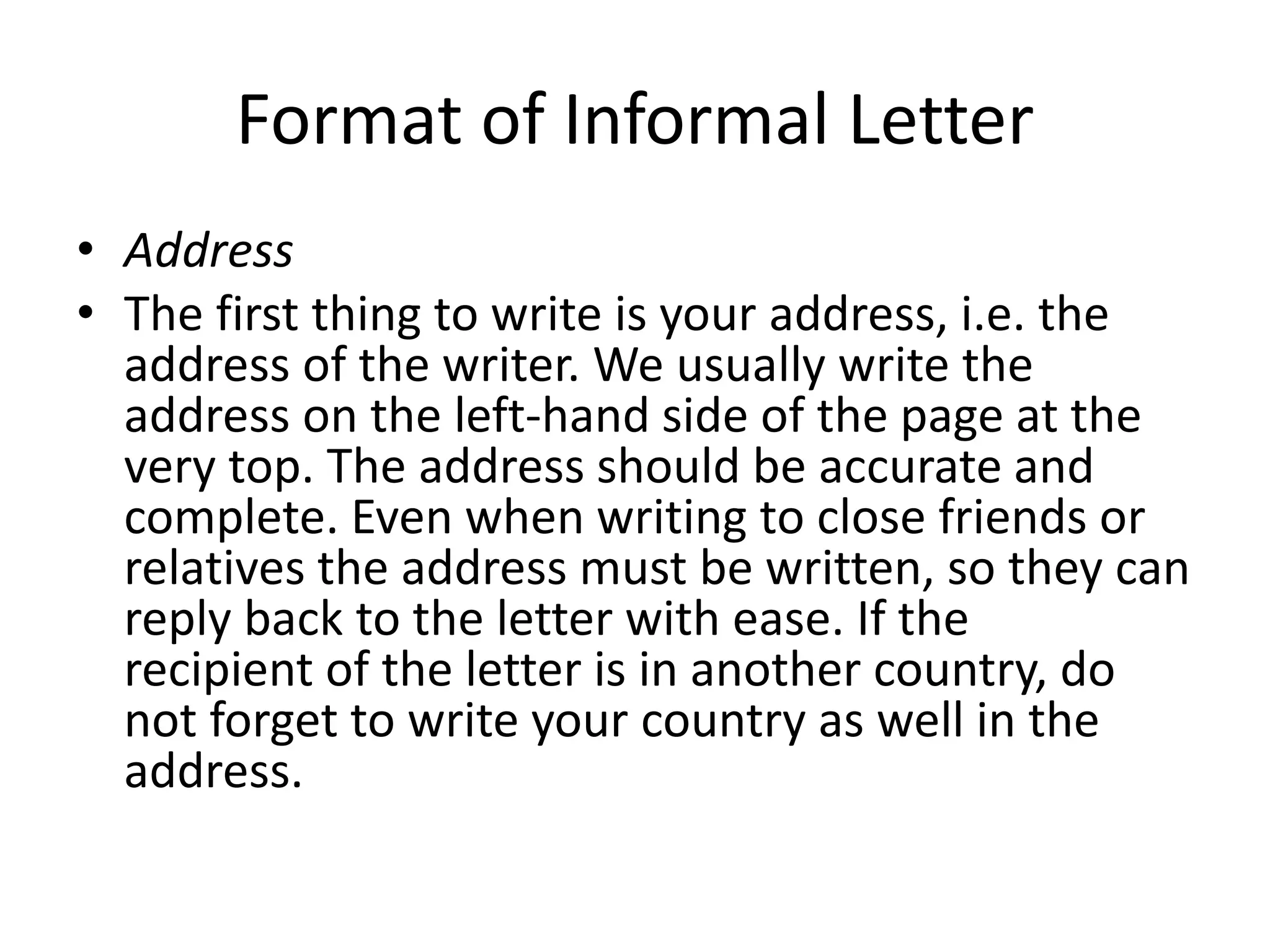 Bcom 1 year letter writing | PPTX