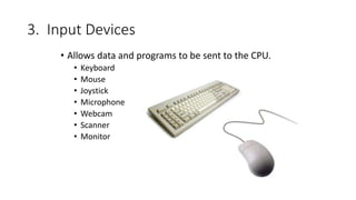 GFGC CHIKKABASUR ( INPUT DEVICES OF COMPUTER ) | PPTX | Computer Peripherals | Computing