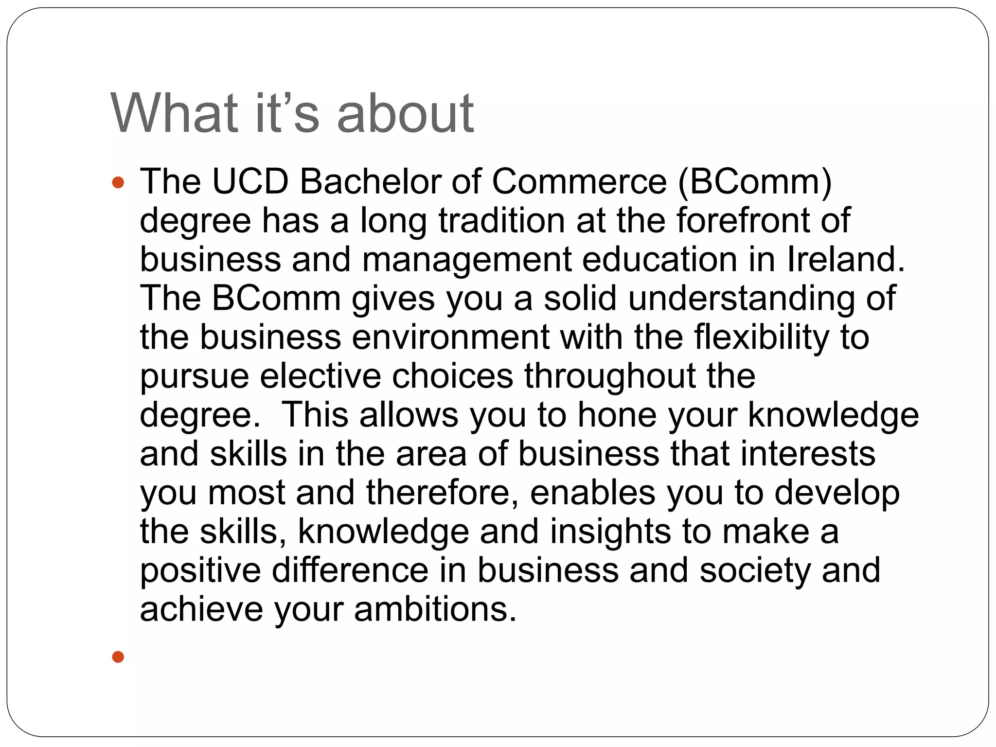 Bcomm presentation | PPTX