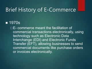 Electronic Commerce | PPTX