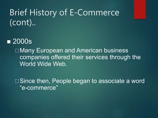Electronic Commerce | PPTX